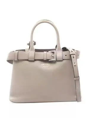 Prada Medium Leather Tote Bag