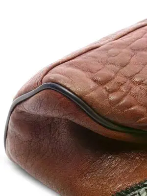 Fendi Grained Leather Tote Bag