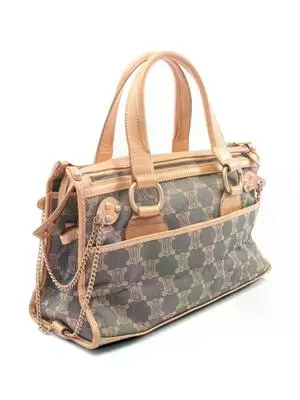 Celine Macadam Tote Bag With Buckle Detail