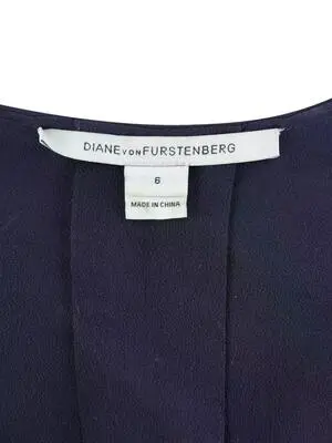 Diane Von Furstenberg Pleated Drawstring Mini Dress