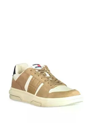 Tommy Hilfiger Suede Panel Low-top Sneakers - Neutrals