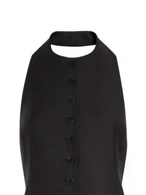 HEIRLOME Halterneck Button-down Dress