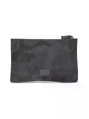 Valentino Garavani Camouflage Zip Pouch - Grey