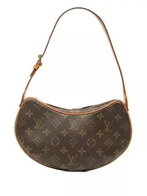 LOUIS VUITTON Monogram Croissant Pm Hobo Bag - Brown