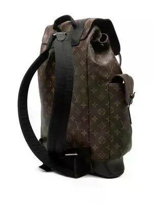 LOUIS VUITTON Monogram Macassar Christopher Mm Backpack