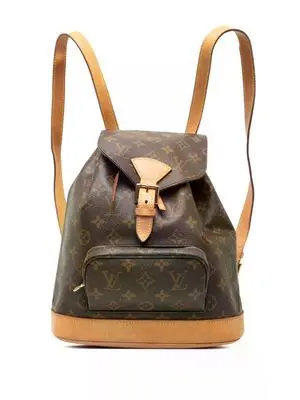 LOUIS VUITTON Monogram Montsouris Pm Backpack - Brown