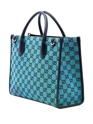 Gucci Gg Canvas Interlocking G Tote Satchel