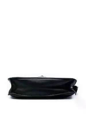 Celine Bicolor Leather Pocket Envelope Zip Crossbody Bag