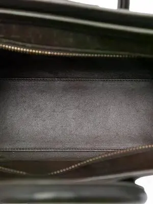 Celine Tricolor Leather Luggage Tote Satchel - Multicolour
