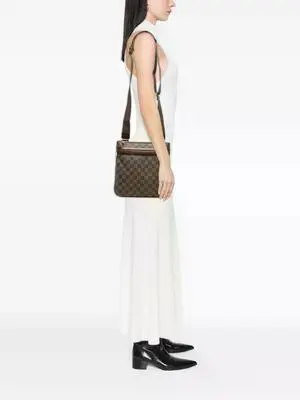 LOUIS VUITTON Damier Ebene Bosphore Pochette Crossbody Bag - Brown