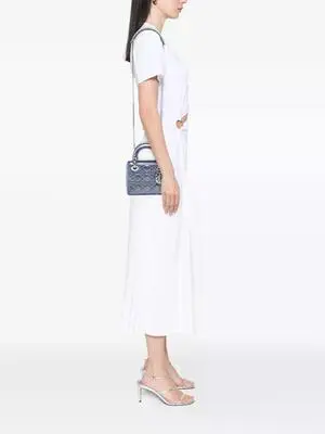Dior Mini Lady Satchel - Blue