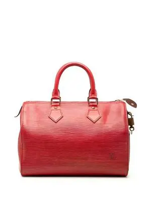 LOUIS VUITTON Epi Speedy 30 Boston Bag - Red