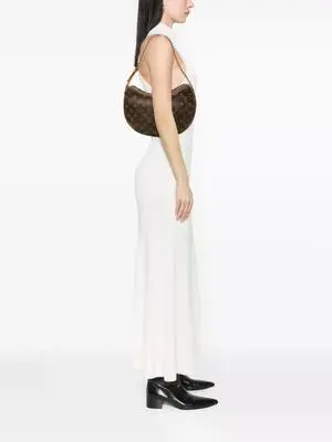 LOUIS VUITTON Monogram Croissant Mm Hobo Bag - Brown