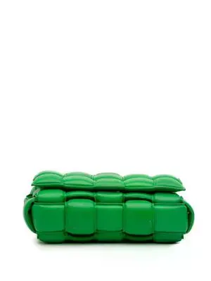 Bottega Veneta Nappa Intrecciato Padded Cassette Crossbody Bag - Green