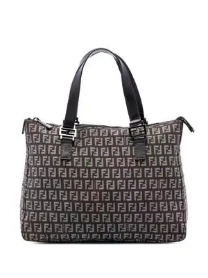 Fendi Zucchino Canvas Tote Bag