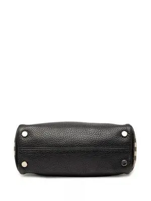 Burberry Grainy Calfskin Horn Toggle Tote Bag
