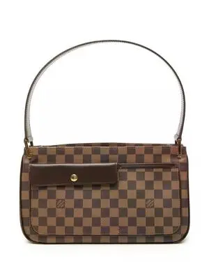 LOUIS VUITTON Damier Ebene Aubagne Shoulder Bag - Brown