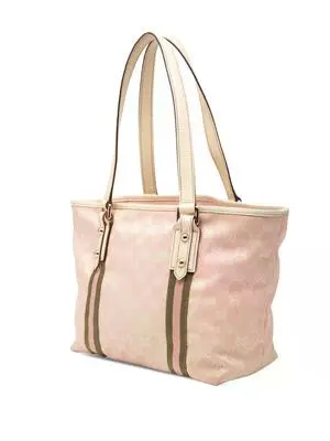 Gucci Gg Canvas Jolicoeur Tote Bag - Pink