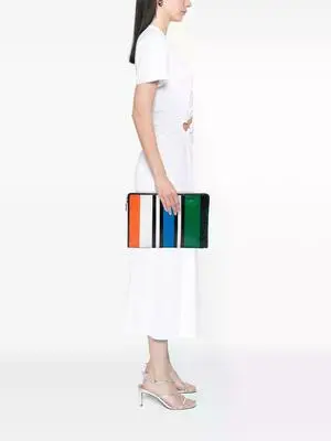 Balenciaga Lambskin Bazar Clutch Bag