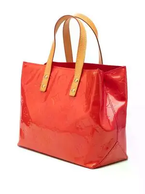 LOUIS VUITTON Monogram Vernis Reade Pm Handbag - Red