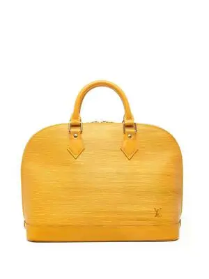 LOUIS VUITTON Epi Alma Pm Handbag - Yellow