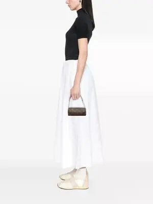 LOUIS VUITTON Monogram Papillon Pochette Handbag - Brown