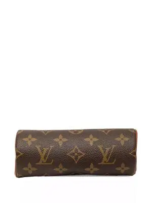 LOUIS VUITTON Monogram Papillon Pochette Handbag - Brown
