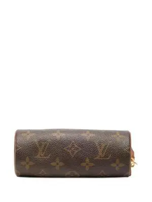 LOUIS VUITTON Monogram Papillon Pochette Handbag - Brown