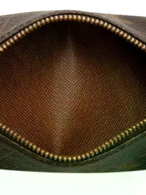 LOUIS VUITTON Monogram Papillon Pochette Handbag - Brown