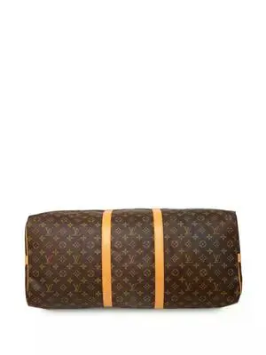 LOUIS VUITTON Monogram Keepall Bandouliere 60 Travel Bag