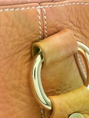 Celine 2000s Whipstitch Leather Tote Bag