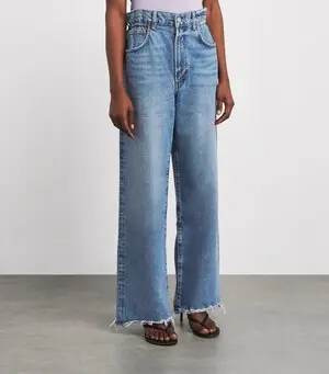 AGOLDE Lyonne Wide-leg Jeans - Blue