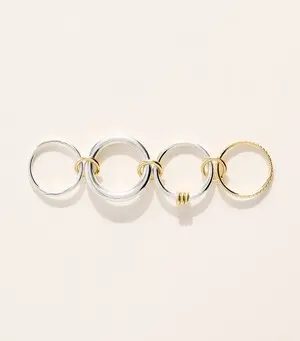 SPINELLI KILCOLLIN Sterling Yellow Gold, And Diamond Zodiac Ring