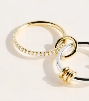 SPINELLI KILCOLLIN Sterling Yellow Gold, And Diamond Zodiac Ring