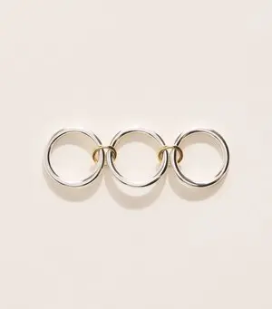 SPINELLI KILCOLLIN Sterling And Yellow Gold Taurus Ring