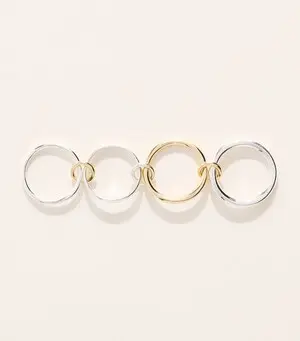 SPINELLI KILCOLLIN Yellow Gold And Sterling Cancer Ring