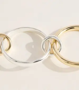 SPINELLI KILCOLLIN Yellow Gold And Sterling Cancer Ring