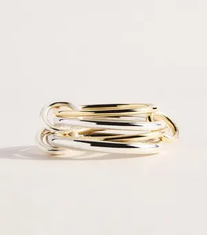 SPINELLI KILCOLLIN Yellow Gold And Sterling Pisces Ring - Silver