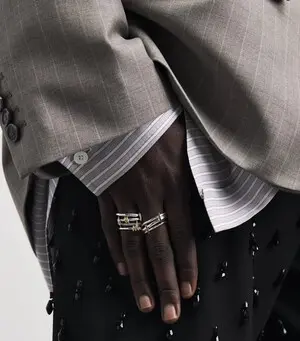 SPINELLI KILCOLLIN Capricorn Ring In Yellow Gold, Sterling And Black Diamonds