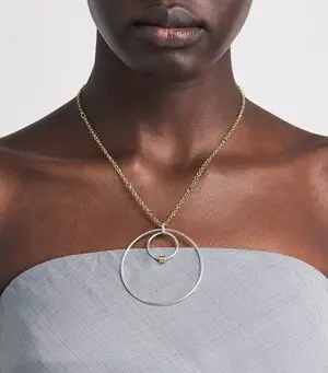 SPINELLI KILCOLLIN Sterling And Yellow Gold Echo Hoop Earrings