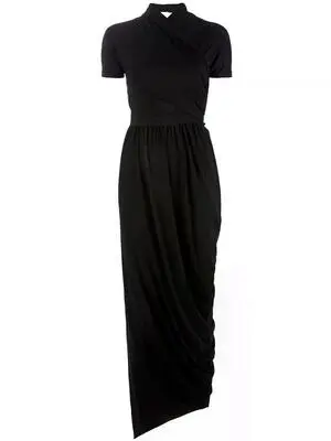 Carven Halterneck Front Wrap Dress
