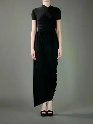 Carven Halterneck Front Wrap Dress
