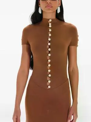 MANURI Embellished Cut-out Maxi Dress