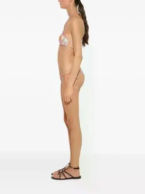 Emilio Pucci Orchidee Print Bikini Top