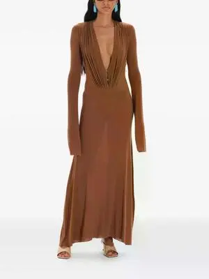 MANURI Suki Ruched Maxi Dress