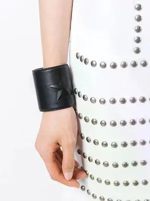 Givenchy Raised Star Cuff - Black