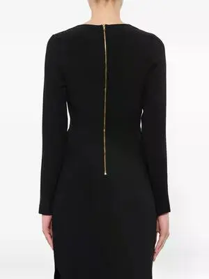 LANVIN Wrap Detail Maxi Dress