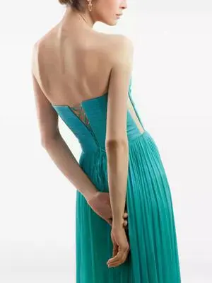 IMROSKA Strapless Sweetheart Neck Corset Gown