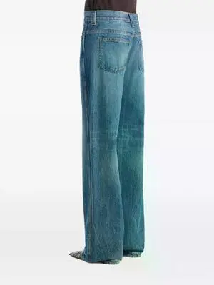 Khaite Straight-leg Jeans With Distressed Detailing