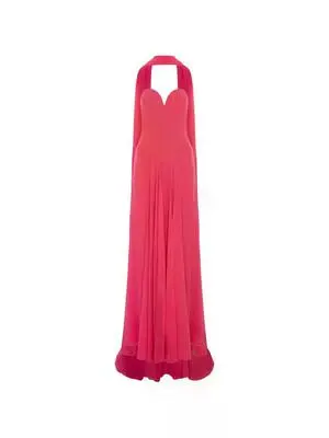 V:PM ATELIER Maddie Sweetheart Neck Maxi Dress - Pink